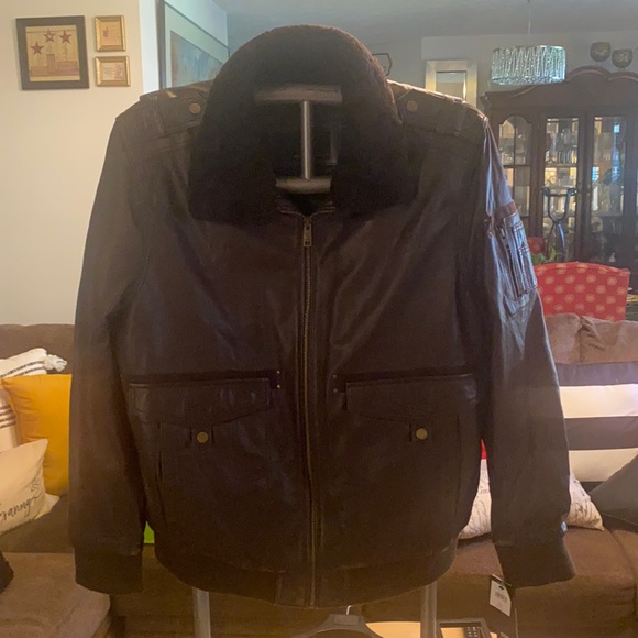Wilsons Leather | Jackets & Coats | Wilson Leather Bomber Jacket Cel ...